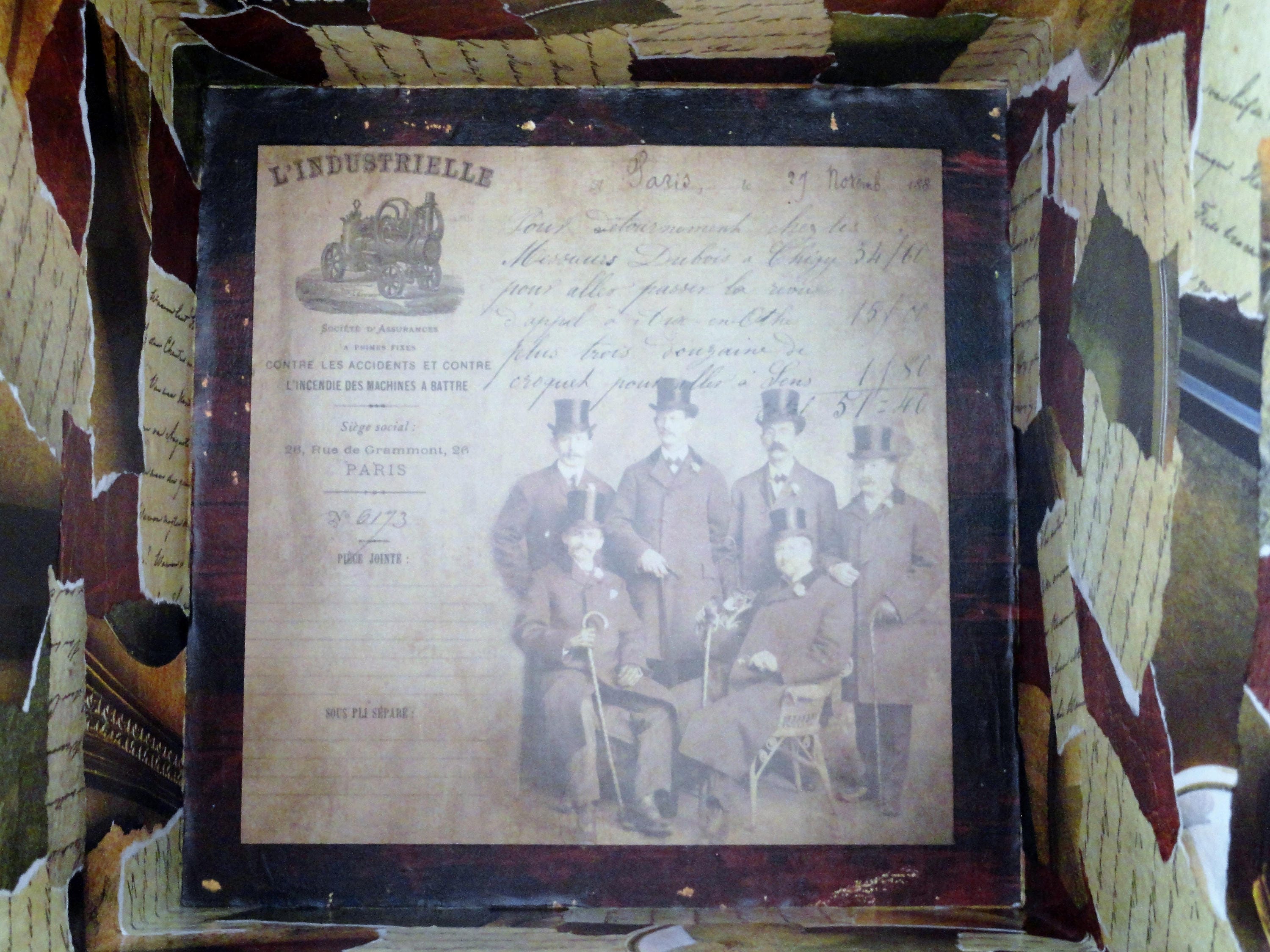 Mixed Media Vintage Time Capsule Themed Decoupaged Box - Etsy