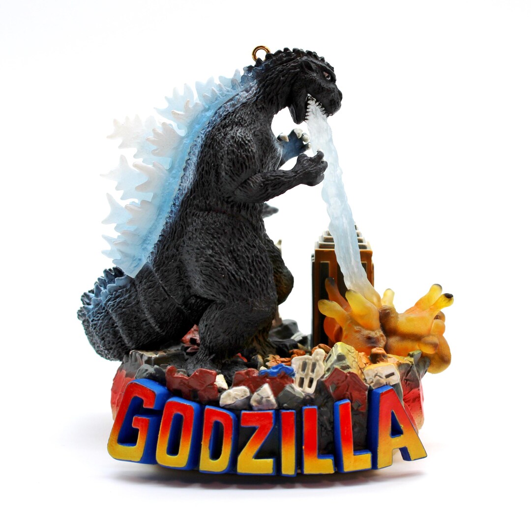 Godzilla is Coming to Town, Light up With Sound, Vintage Christmas Tree ...