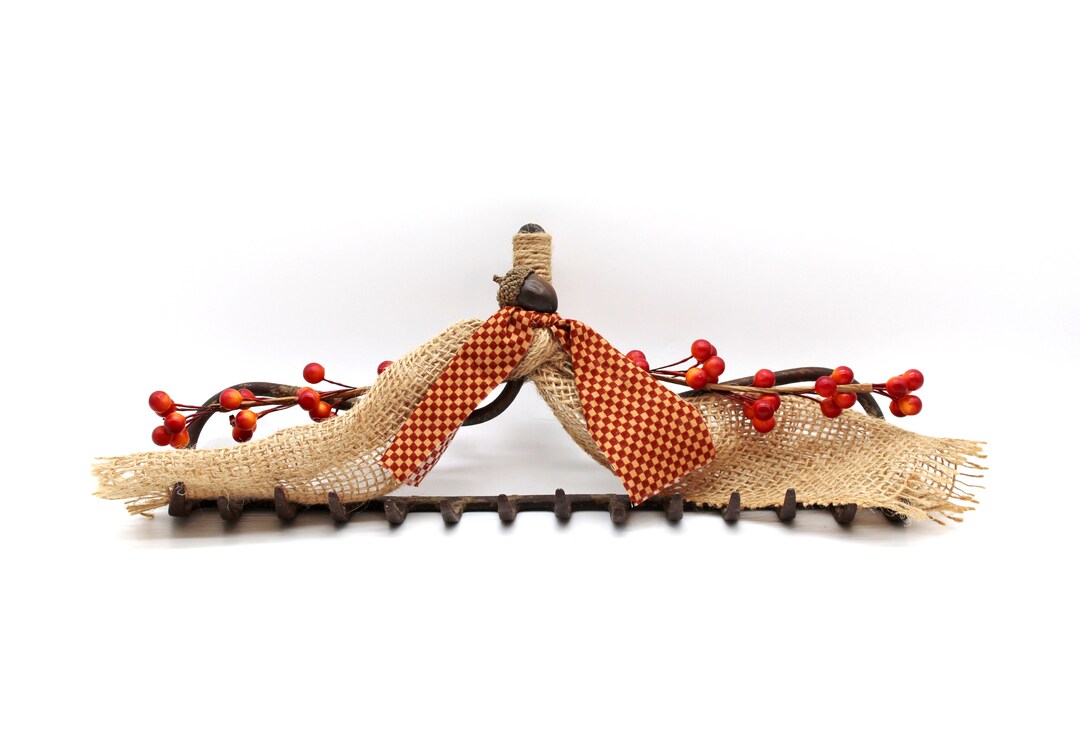 Vintage Garden Rake Wall Hanging: Fall Farmhouse Decor - Etsy