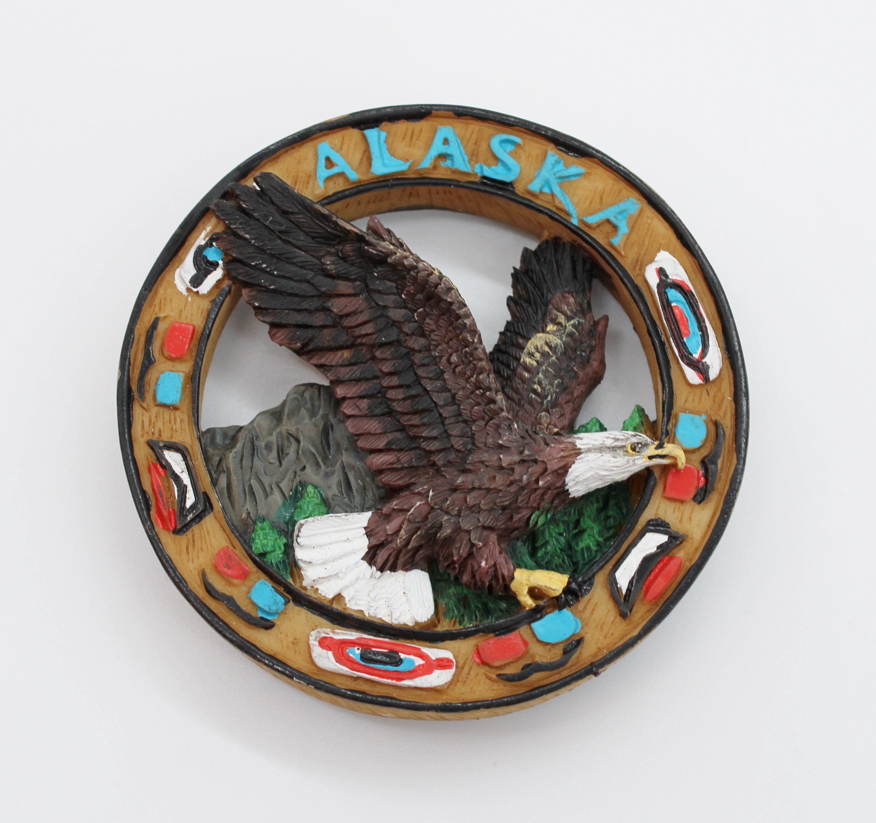 State of Alaska Refrigerator Magnets, Set of 4, Vintage Collectible ...