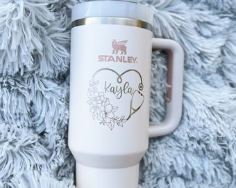 Tropical Stanley Custom Wrap Engraved Stanley Laser Engraved Cup ...