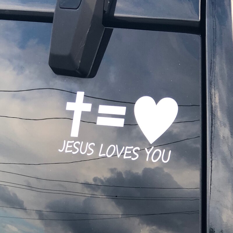 Jesus Decal - Etsy