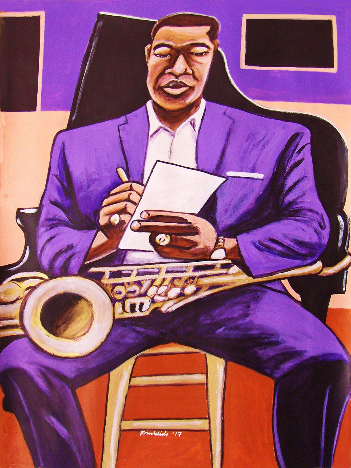John Coltrane Jazz Saxophone Print Poster - Etsy