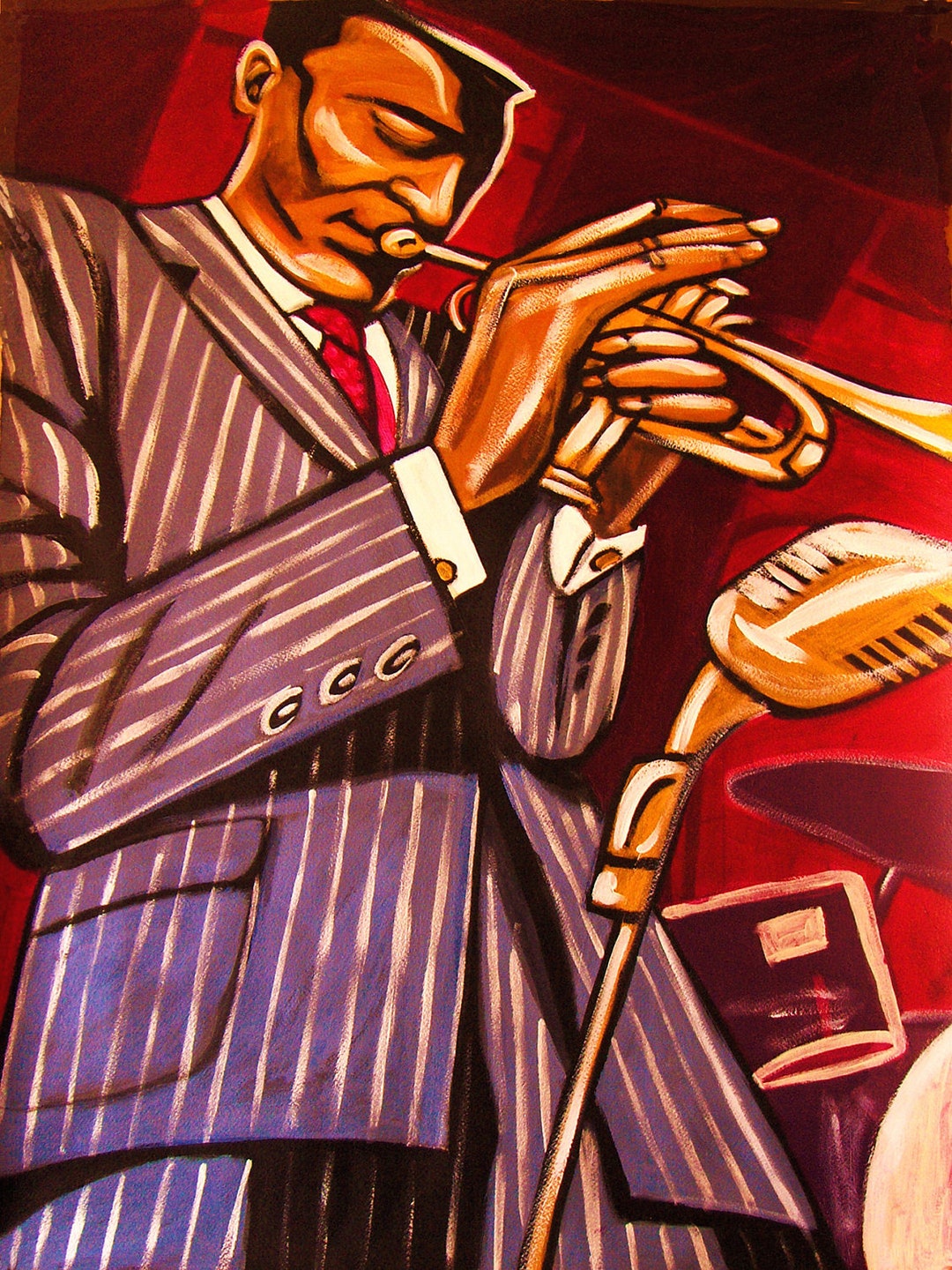 Miles Davis Print Poster Jazz Trumpet - Etsy