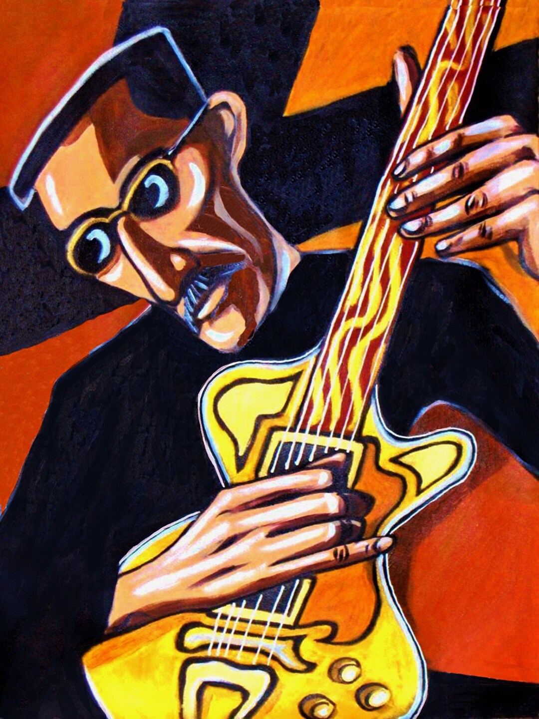 Pat Martino Print Poster Jazz Guitar Virtuoso - Etsy