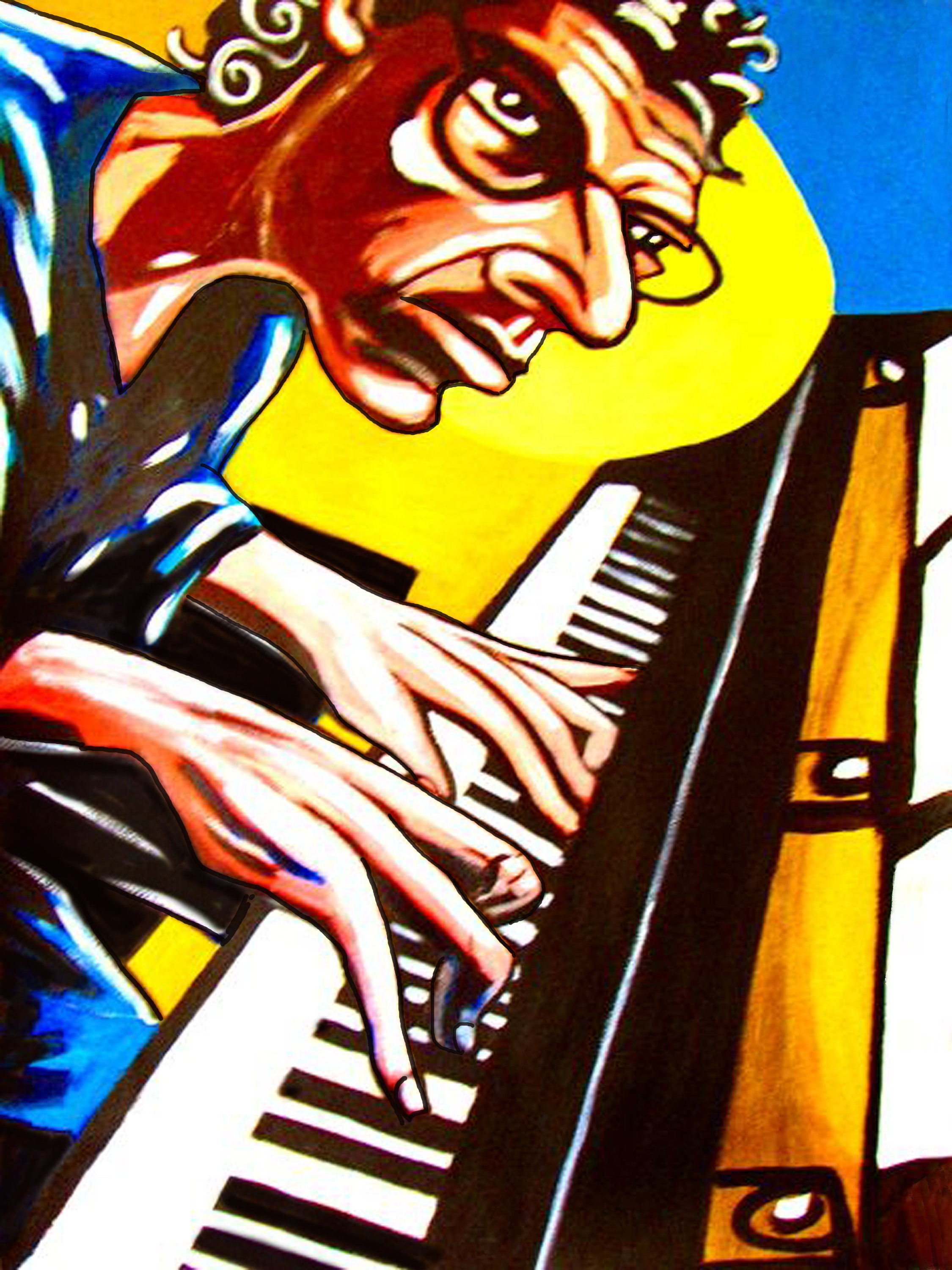 Chick Corea Print Poster Jazz Keyboards | Etsy