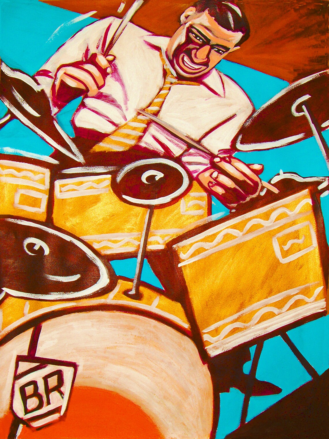 Buddy Rich Jazz Drums Print Poster - Etsy