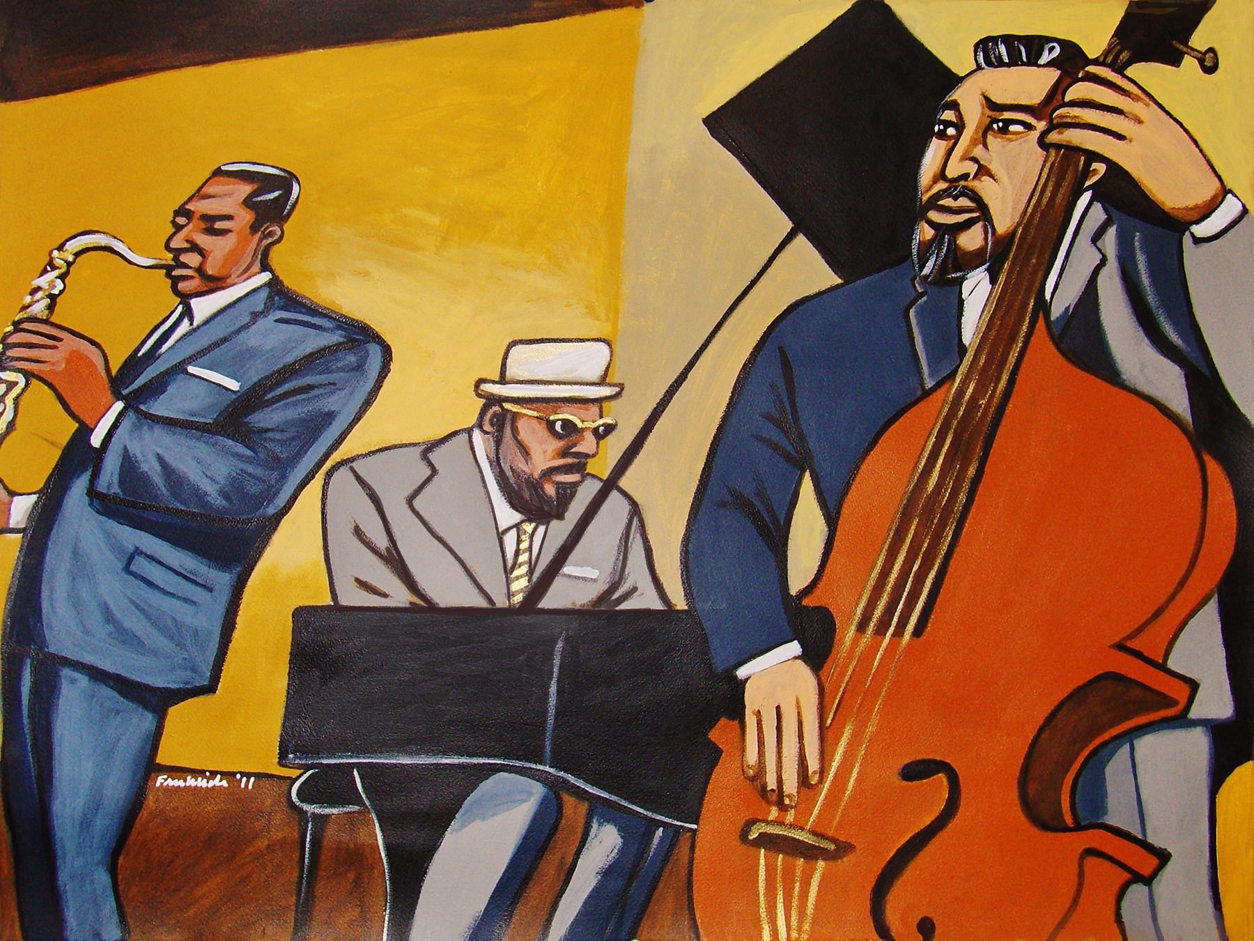 Thelonious Monk John Coltrane Jazz Print Poster - Etsy