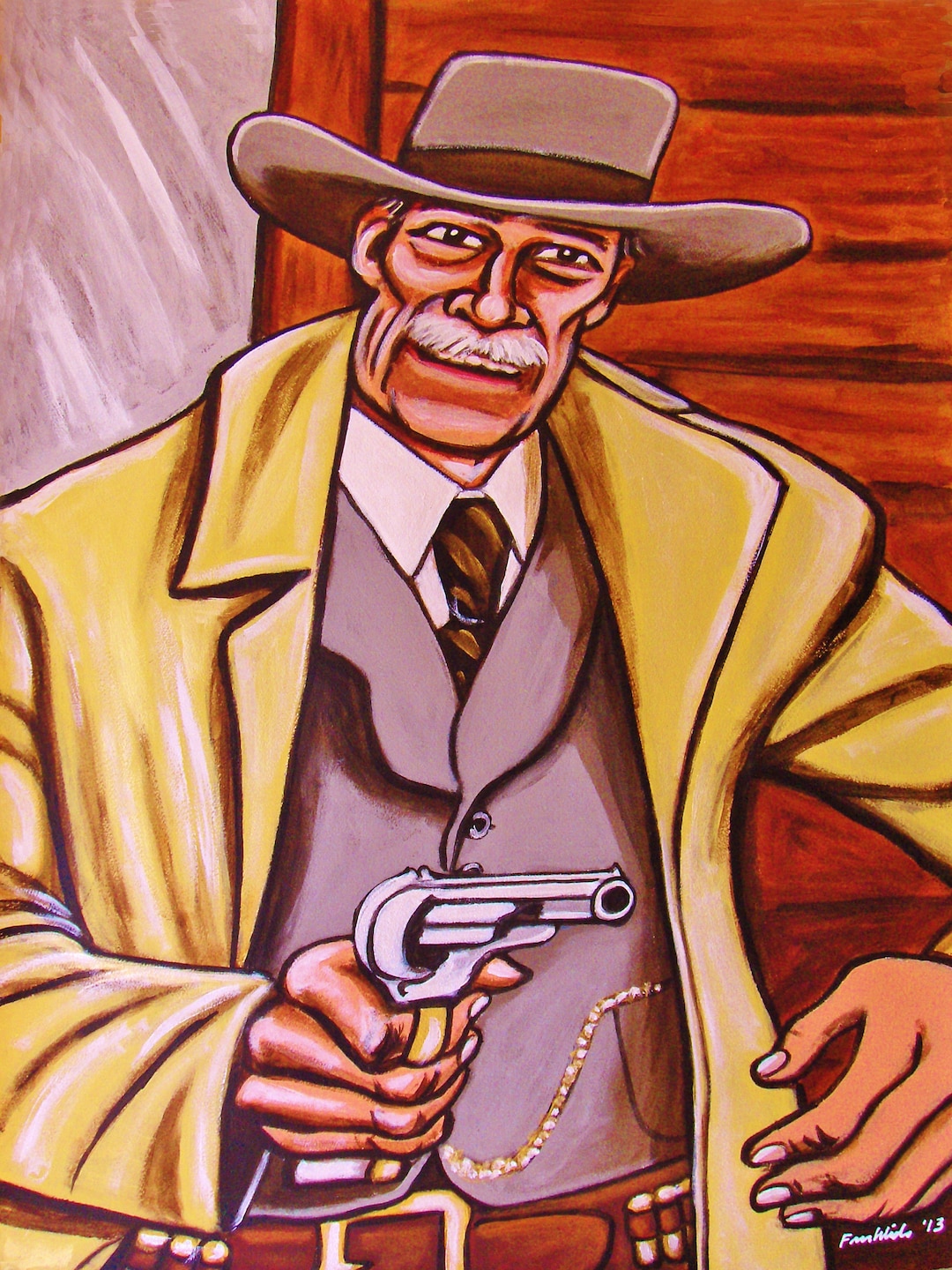 Marshal Stockburn Print Poster Pale Rider Película - Etsy España