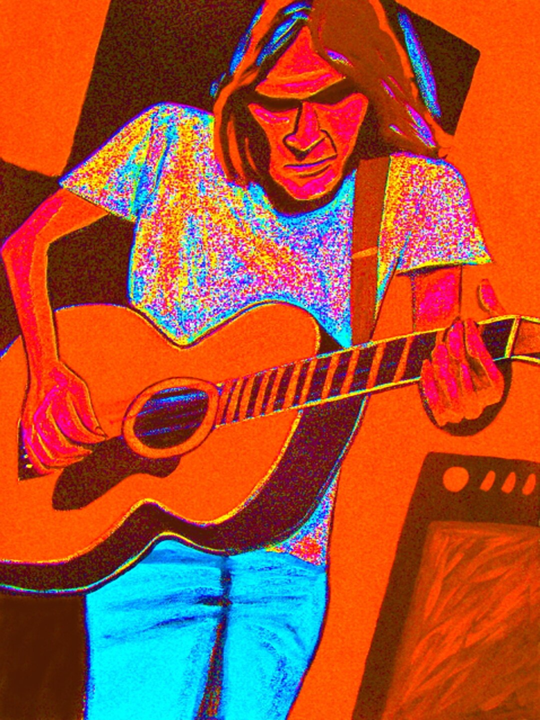 Neil Young Print Poster - Etsy