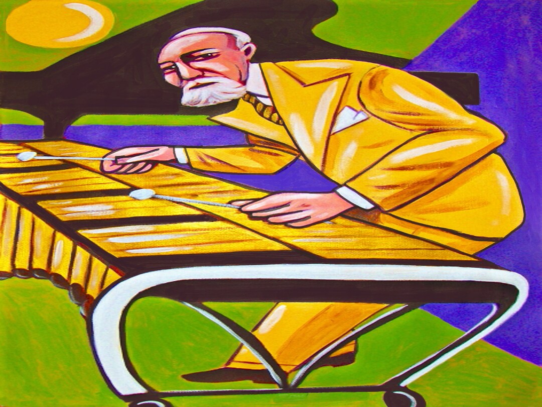 Red Norvo Print Poster Jazz Vibraphone - Etsy.de