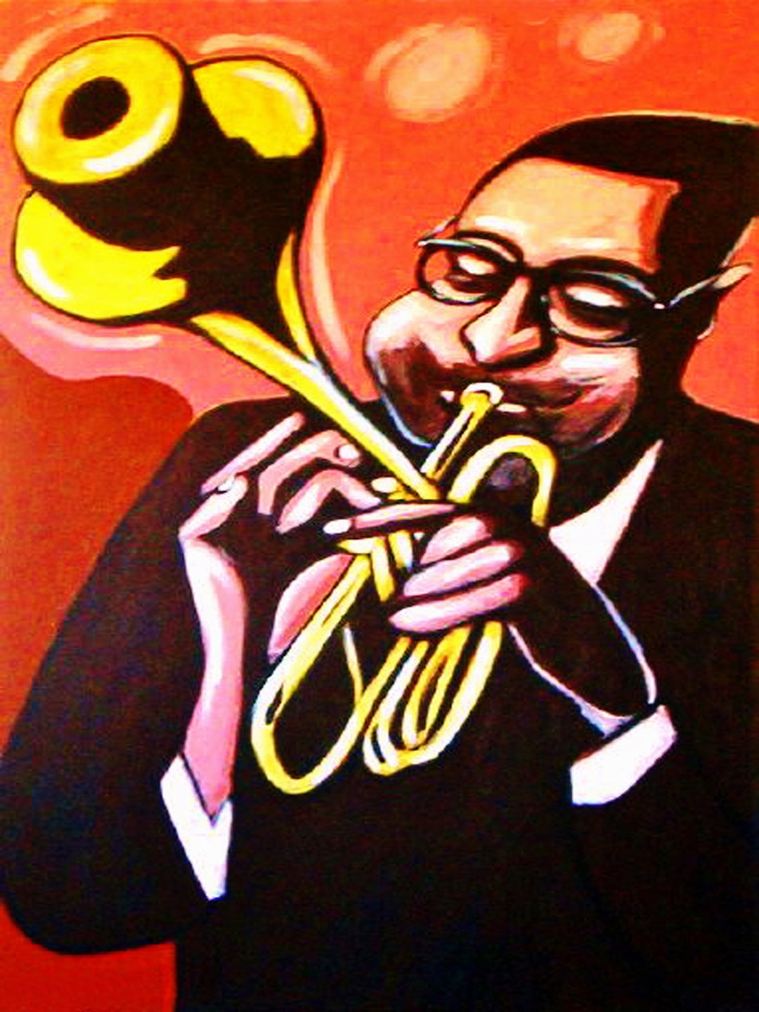 Dizzy Gillespie Print Poster Jazz Trumpet - Etsy