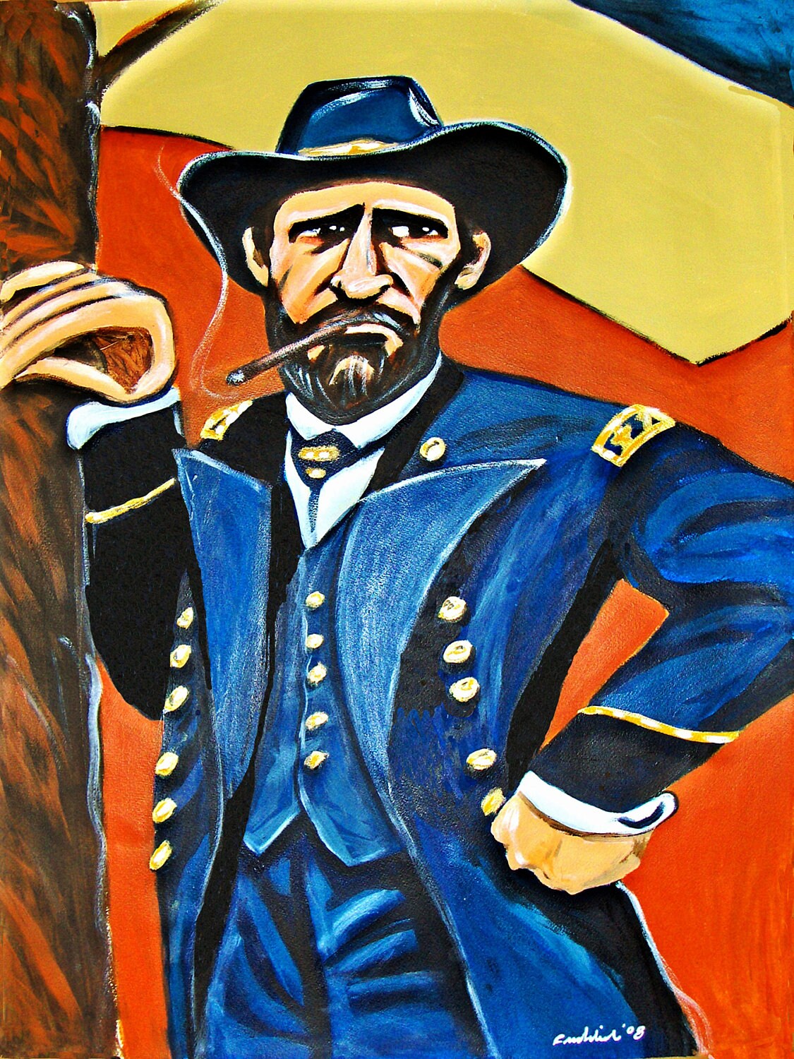 Ulysses S. Grant Civil War Cigar Print Poster - Etsy