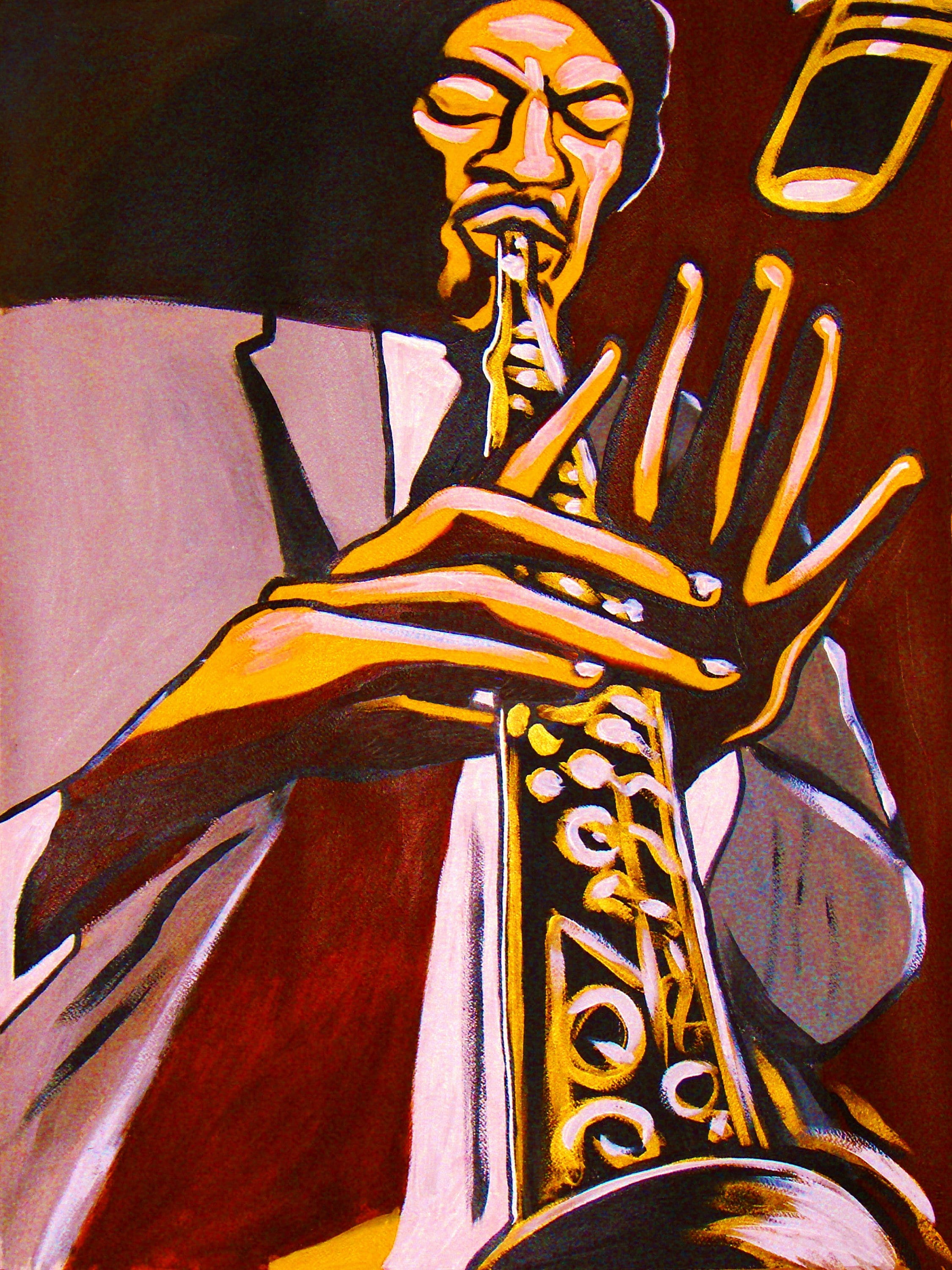 Sam Rivers Jazz Saxophone Print Poster - Etsy
