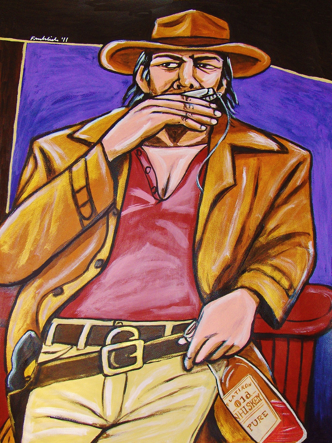 Charles Bronson Harmonica Print Poster Once Upon A Time in the West - Etsy