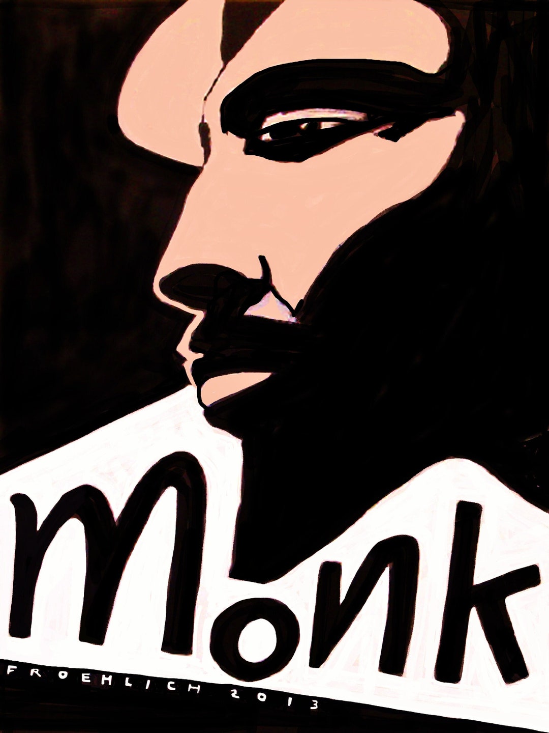 Thelonious Monk Print Poster Jazz Master - Etsy Österreich