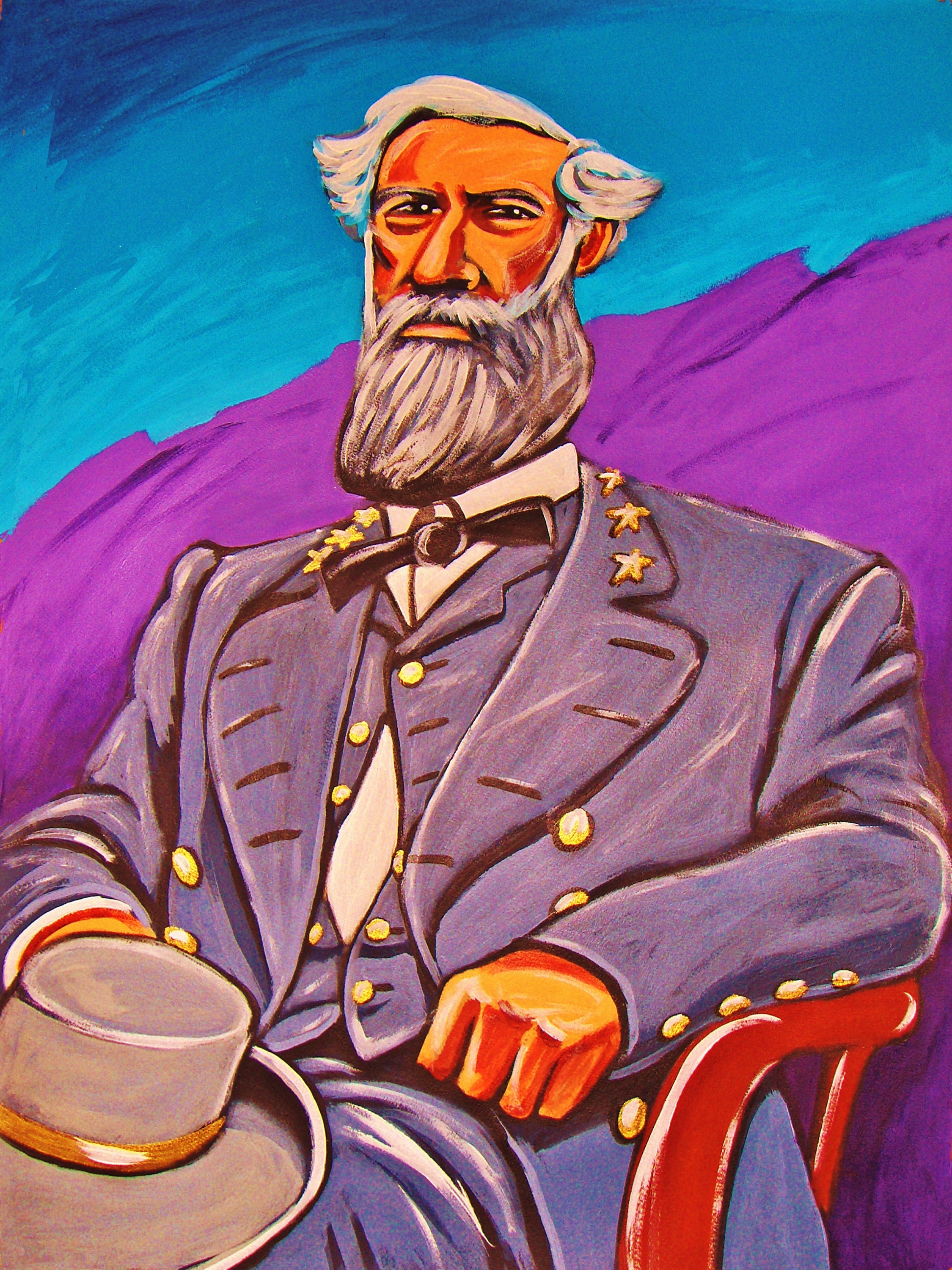 Civil War General Cartoon