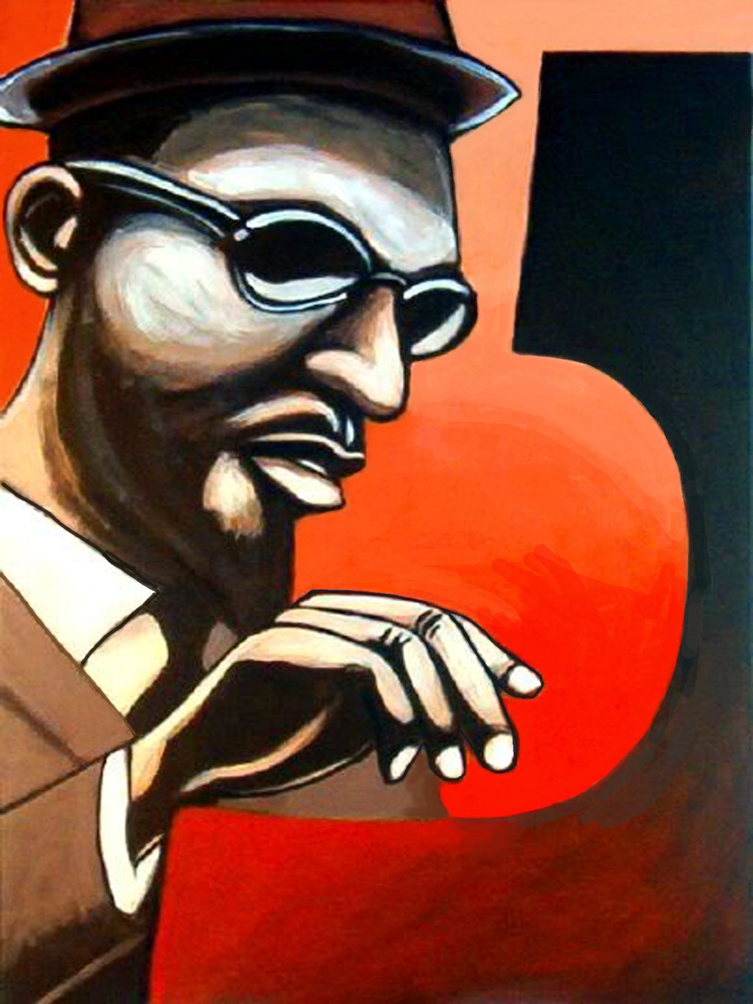 Thelonious Monk Print Poster Jazz Piano - Etsy.de