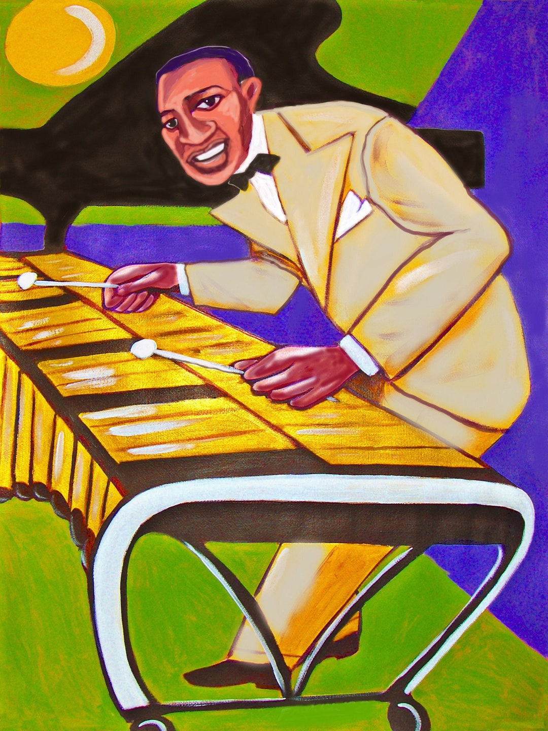 Lionel Hampton Print Poster Jazz Vibraphone Vibes - Etsy