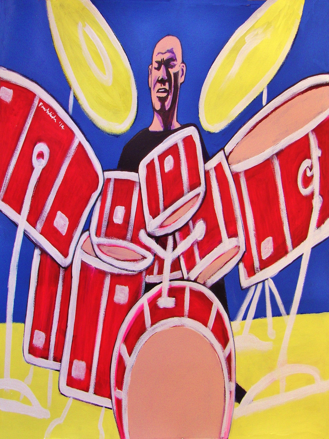 Ed Cassidy Drums Print Poster Spirit Psychedelic - Etsy