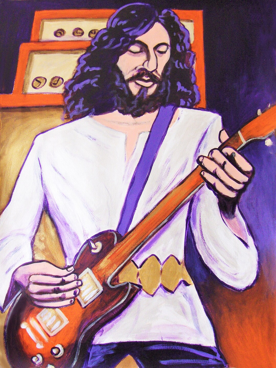 Peter Green Print Poster Fleetwood Mac British Blues Rock - Etsy