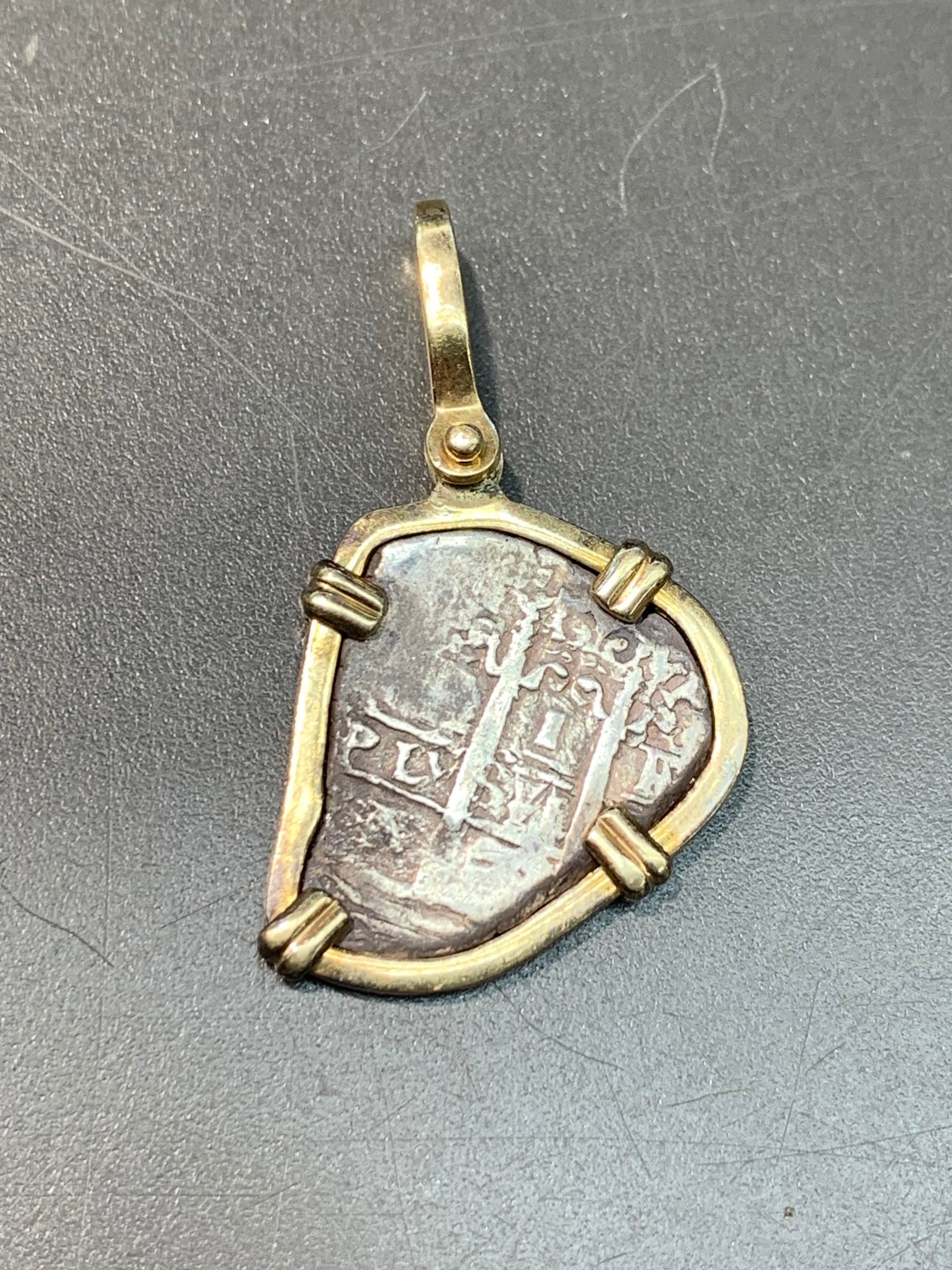 Antique 14K Gold Bezeled Antique Coin - Etsy