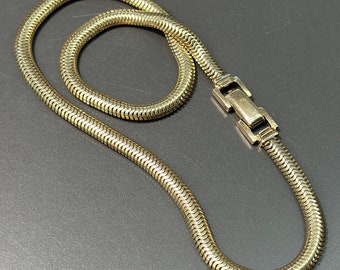 Solid 14K Yellow Gold 1mm 16 Supple Flexible Snake Chain Necklace 3.5g ...