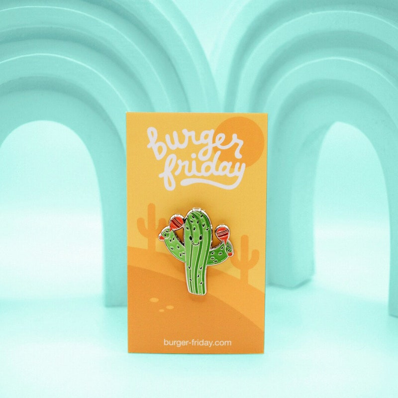 Cactus Pin Etsy