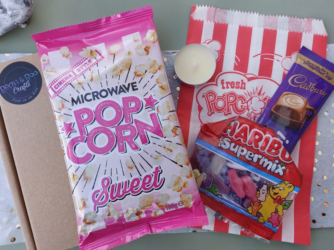 Movie Night Letterbox Gift Box - Pamper Night Film Night Gift - Etsy UK