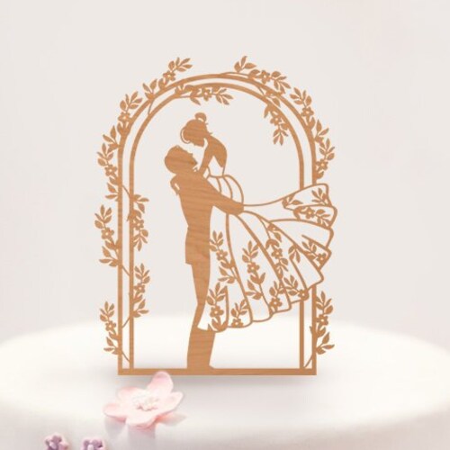 Wedding Cake Topper Bride Groom Anniversary Romantic Mr and - Etsy