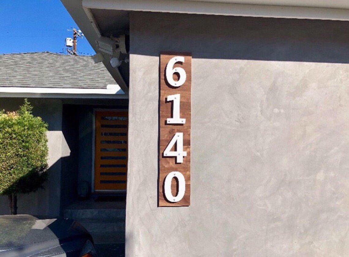 Large Exterior House Numbers Exterior Signage 7 | Etsy