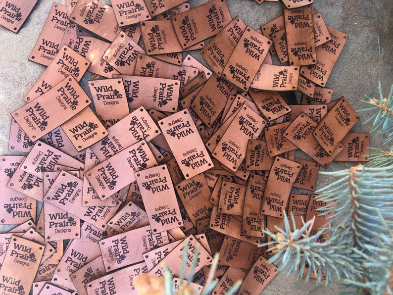 Customize Your Own Real Genuine Leather Tag Leather ID Tags - Etsy
