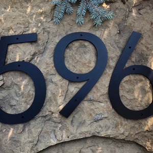 Large Exterior House Numbers - Exterior Signage 7", 8", 9", 10", 11 ...