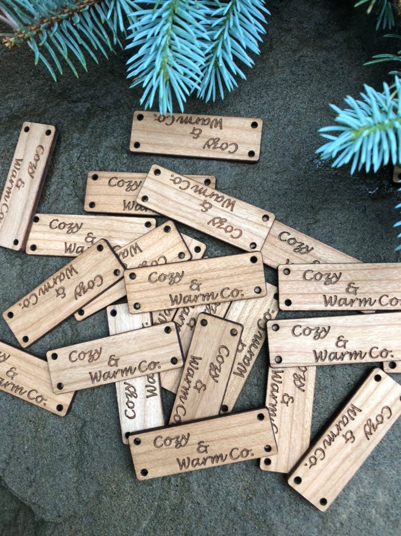 Personalize Your Wood Tags ID Tags Labels Sew on Tags | Etsy