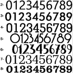 Large 10 Exterior House Numbers Exterior Signage You Can Change the ...