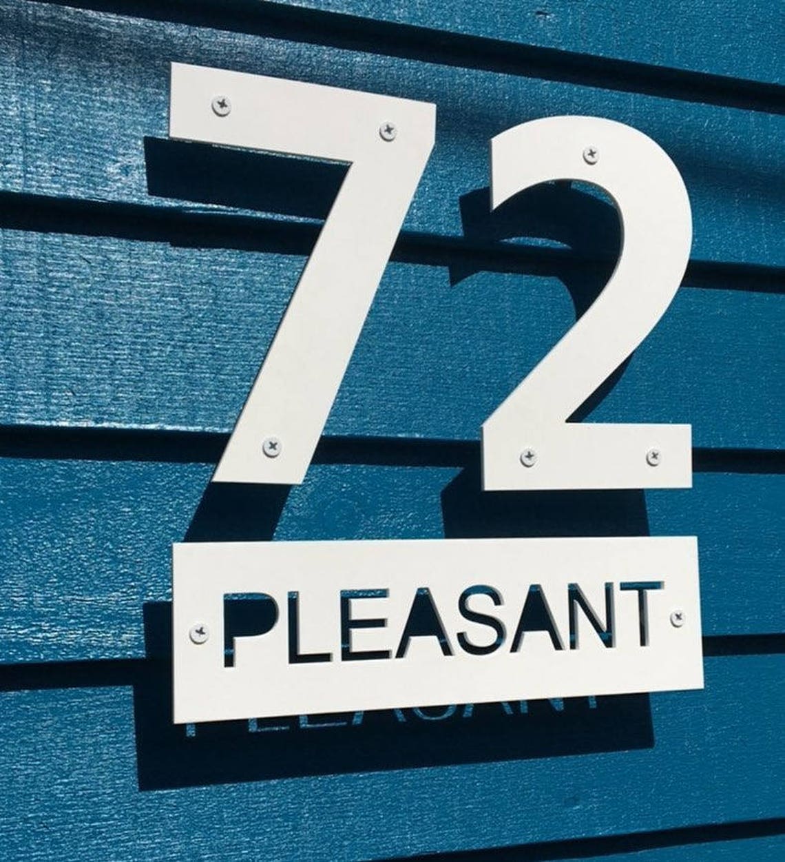 Large Exterior House Numbers Exterior Signage 7 | Etsy