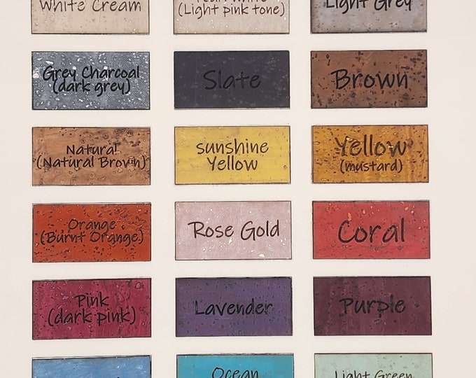 50 Laser Engraved Labels 0.75x2 Inches Sew on Labels Cork Labels ...