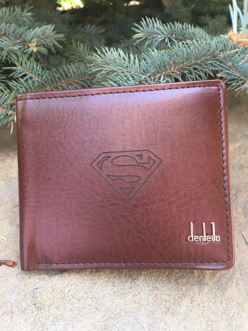 Laser Engraved Leather Wallets Groomsmen Gift Wedding Gift - Etsy
