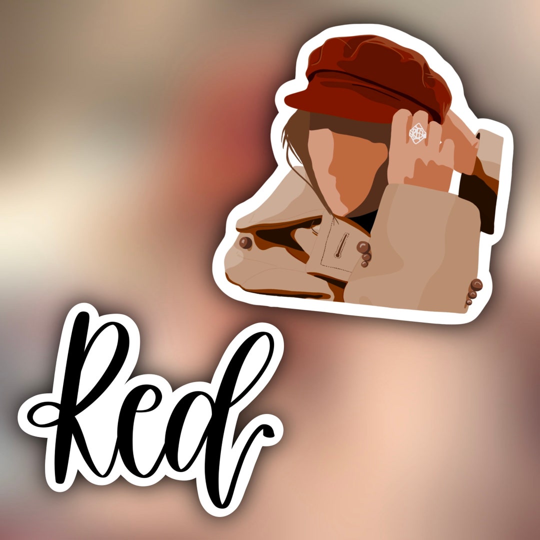 Taylor Swift Red Sticker Packwaterproofquote Stickerstaylor - Etsy