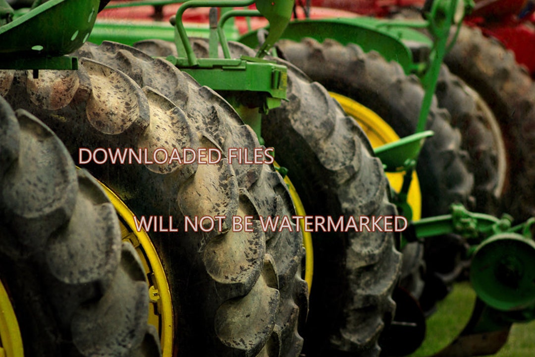 Antique Tractor Tires. Digital Download for Making Prints. Rustic ...