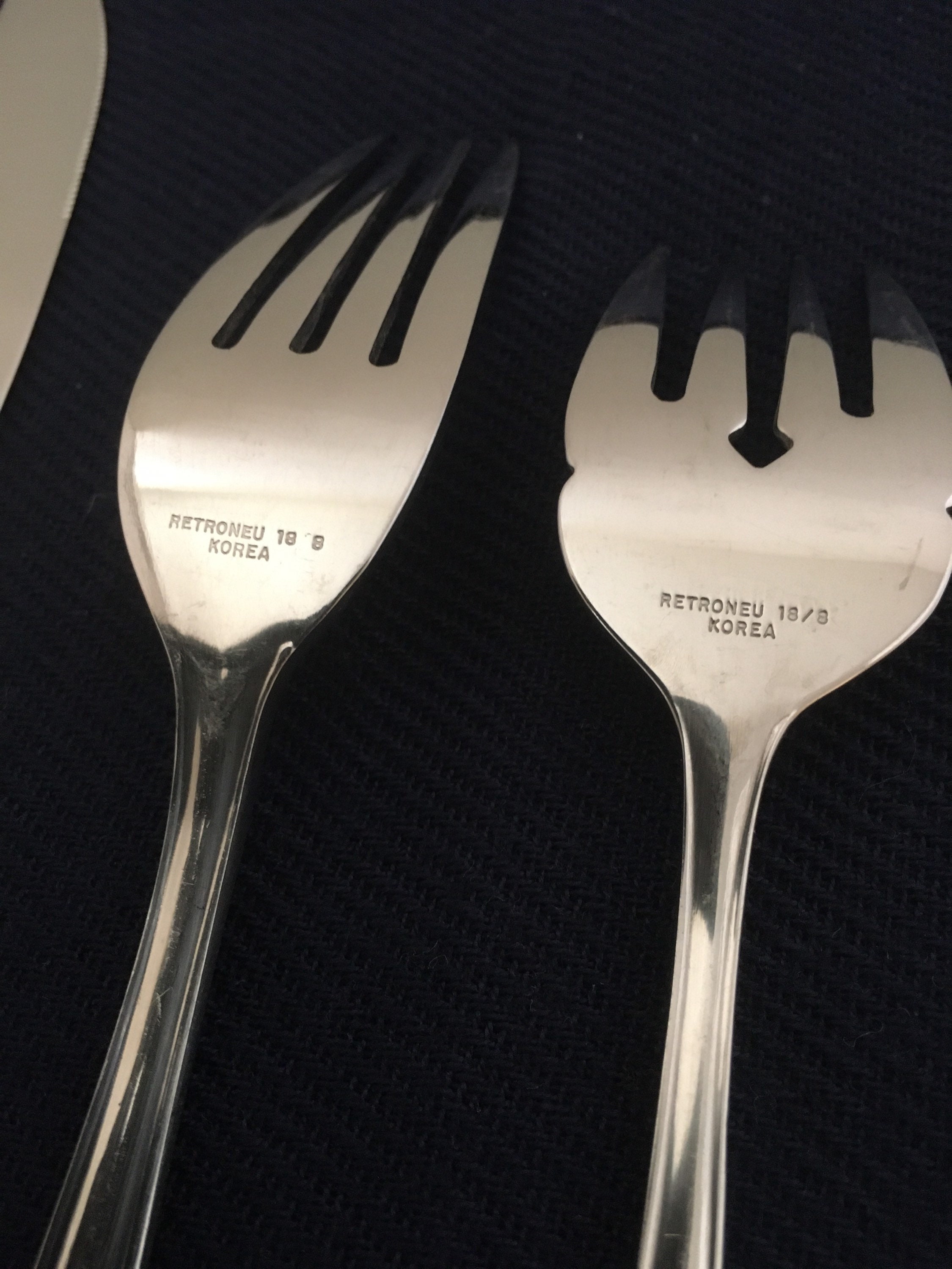 Retroneu STEPHANIE GLOSSY 18/8 Stainless Flatware Korea 5 - Etsy