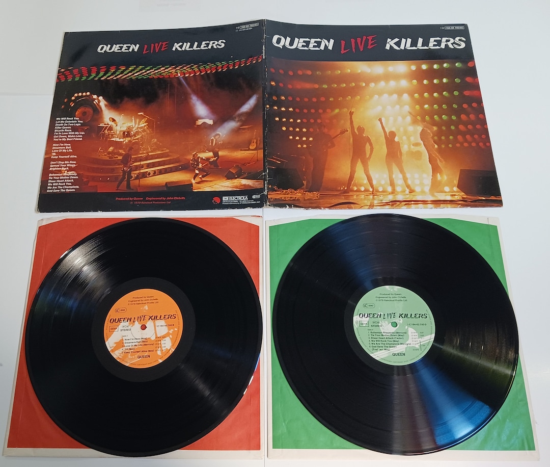 Queen Live Killers Vinyl Gatefold 2LP Germany Import 1979 - Etsy