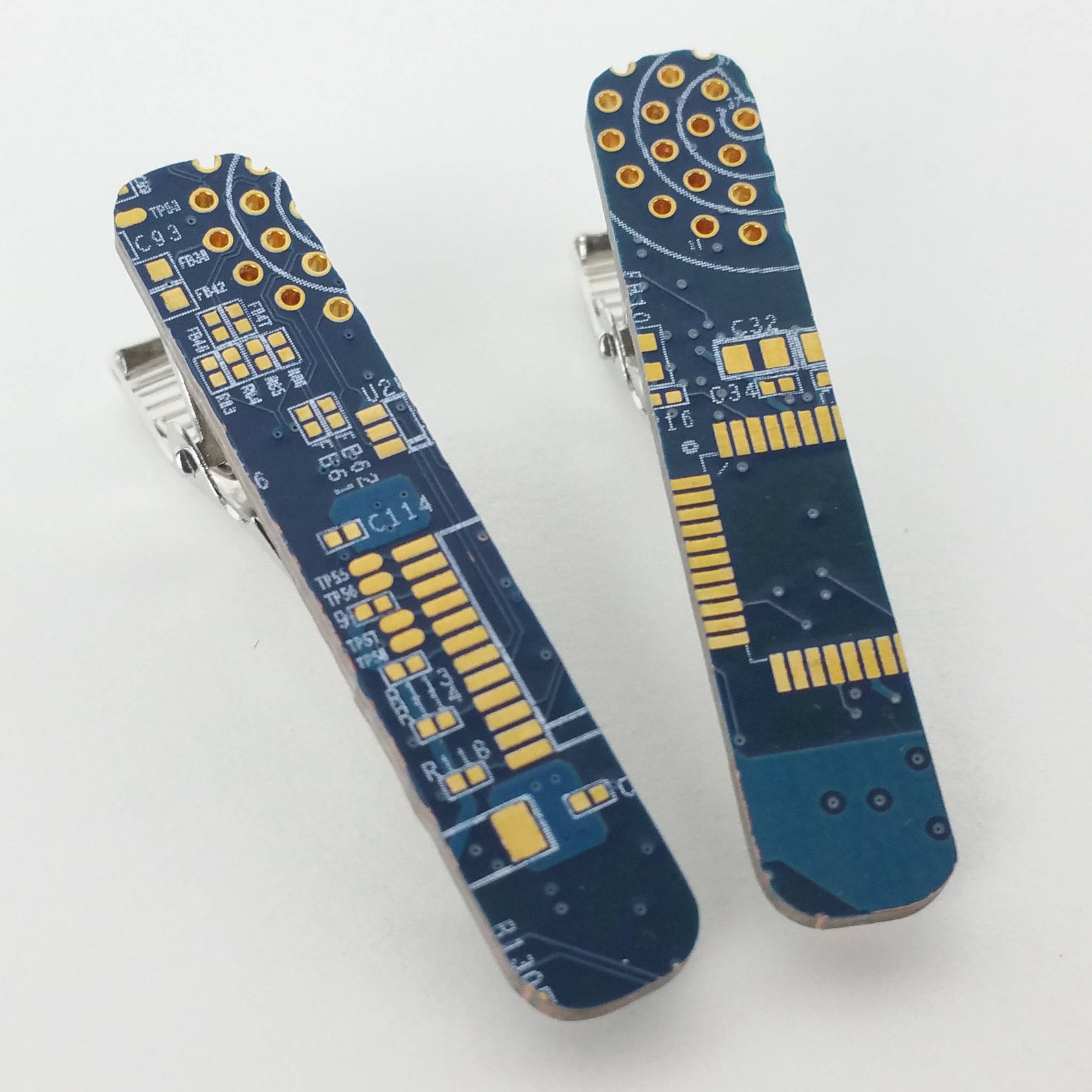 Circuit Board Tie Clips | Assorted Colors | Made With 100% Recycled PCB ...