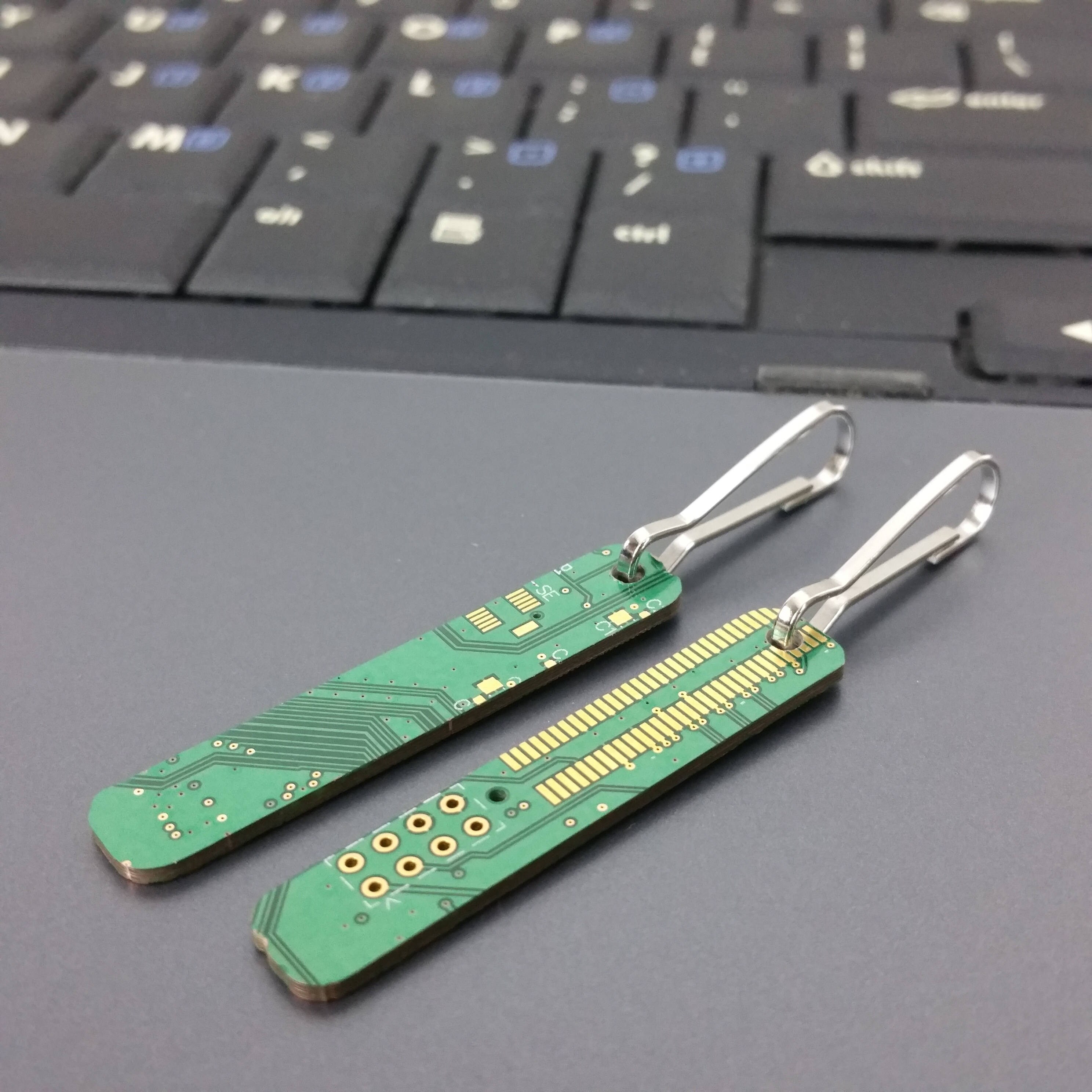 Circuit Board Zipper Pulls Made With Recycled Electronic | Etsy