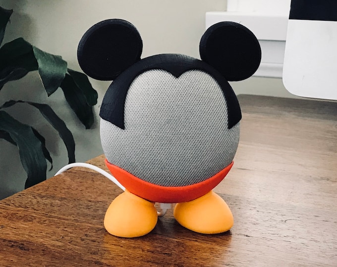 Google Nest Mini - Mickey Mouse Inspired 3D Printed Disney Character ...
