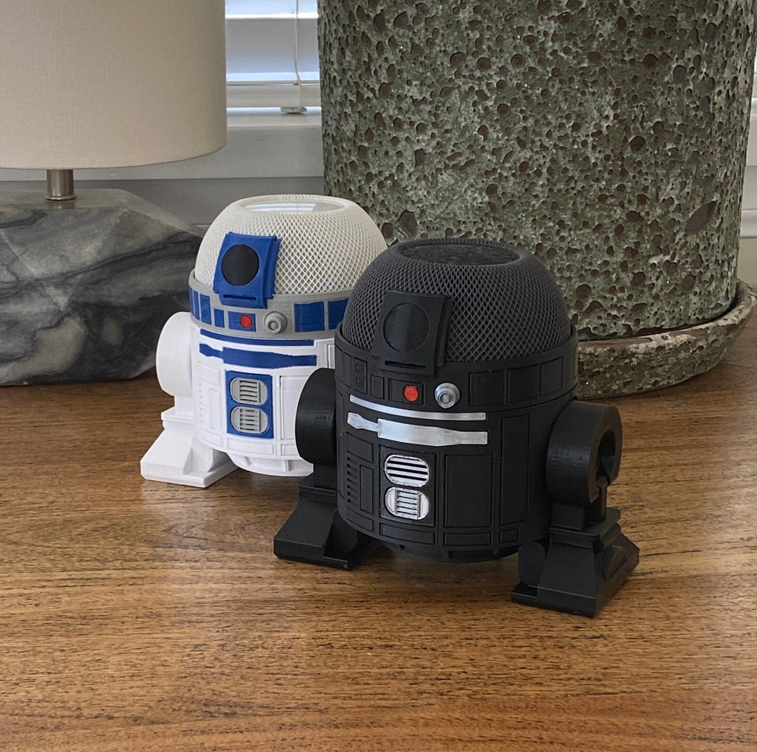 UPDATED! Apple HomePod Mini - R2D2 Inspired Accessory - White and Black ...