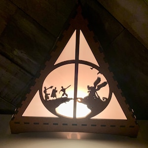 Laser Cut , LED Lights, Hp Wizard, Night Light, Accent Light - Etsy