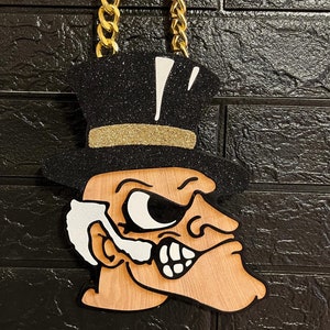 Wake Forest Go Deacs (wooden Chain) - Etsy