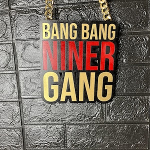49er Niner Gang Niner Empire Wooden Chains - Etsy