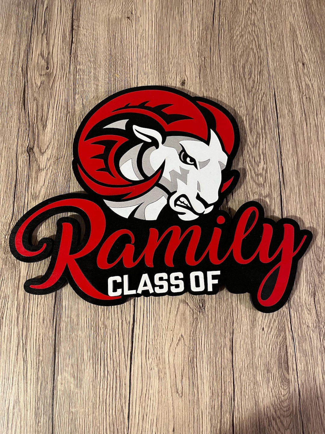 WSSU| Winston Salem State University| Rams| Custom Logo| Wall Decor ...